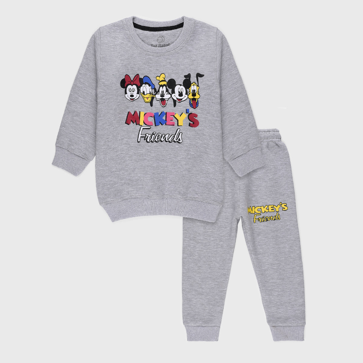 Mickey's Friends Fleece Tracksuit (Grey) – Tiny Planet Pk