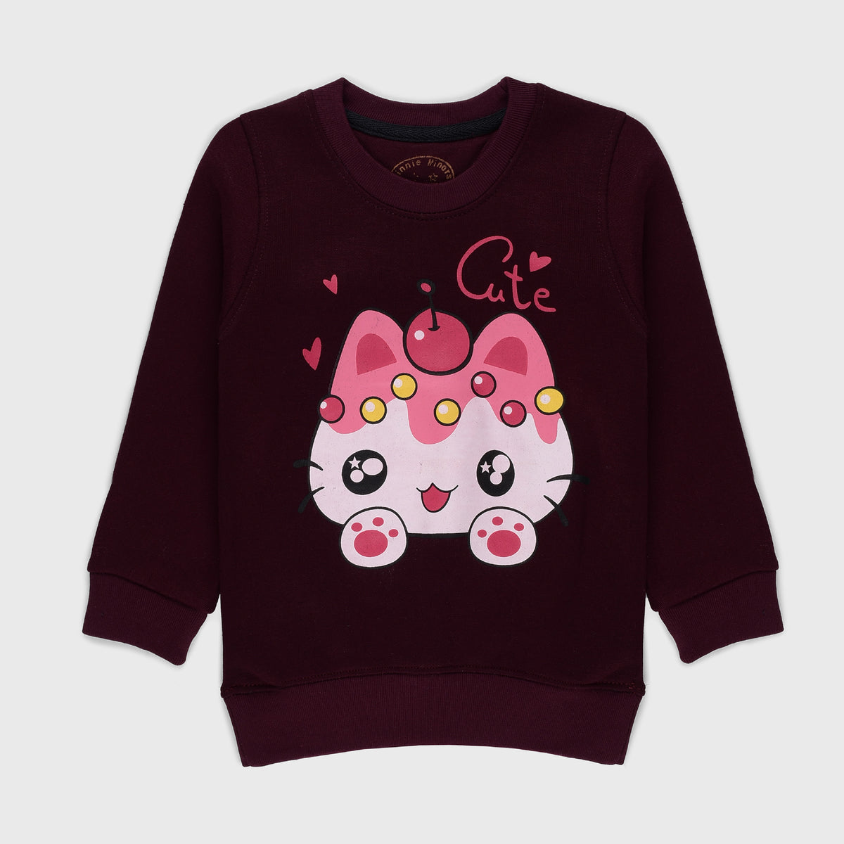Hello Kitty Fleece Tracksuit (Maroon) – Tiny Planet Pk