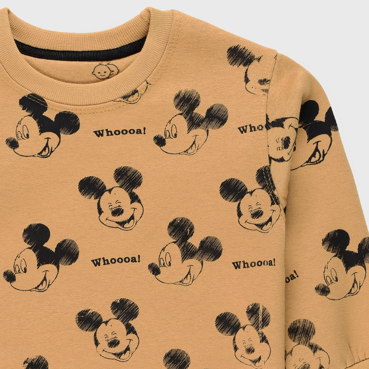 Mickey Mouse Fleece Tracksuit (Mustard) – Tiny Planet Pk