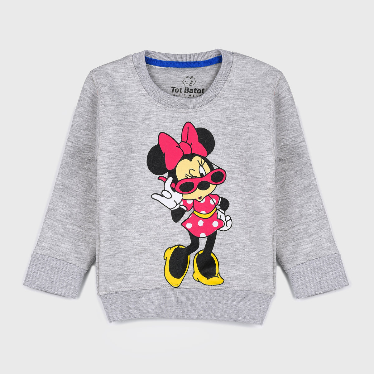 Minnie Mouse Fleece Tracksuit (Grey) – Tiny Planet Pk
