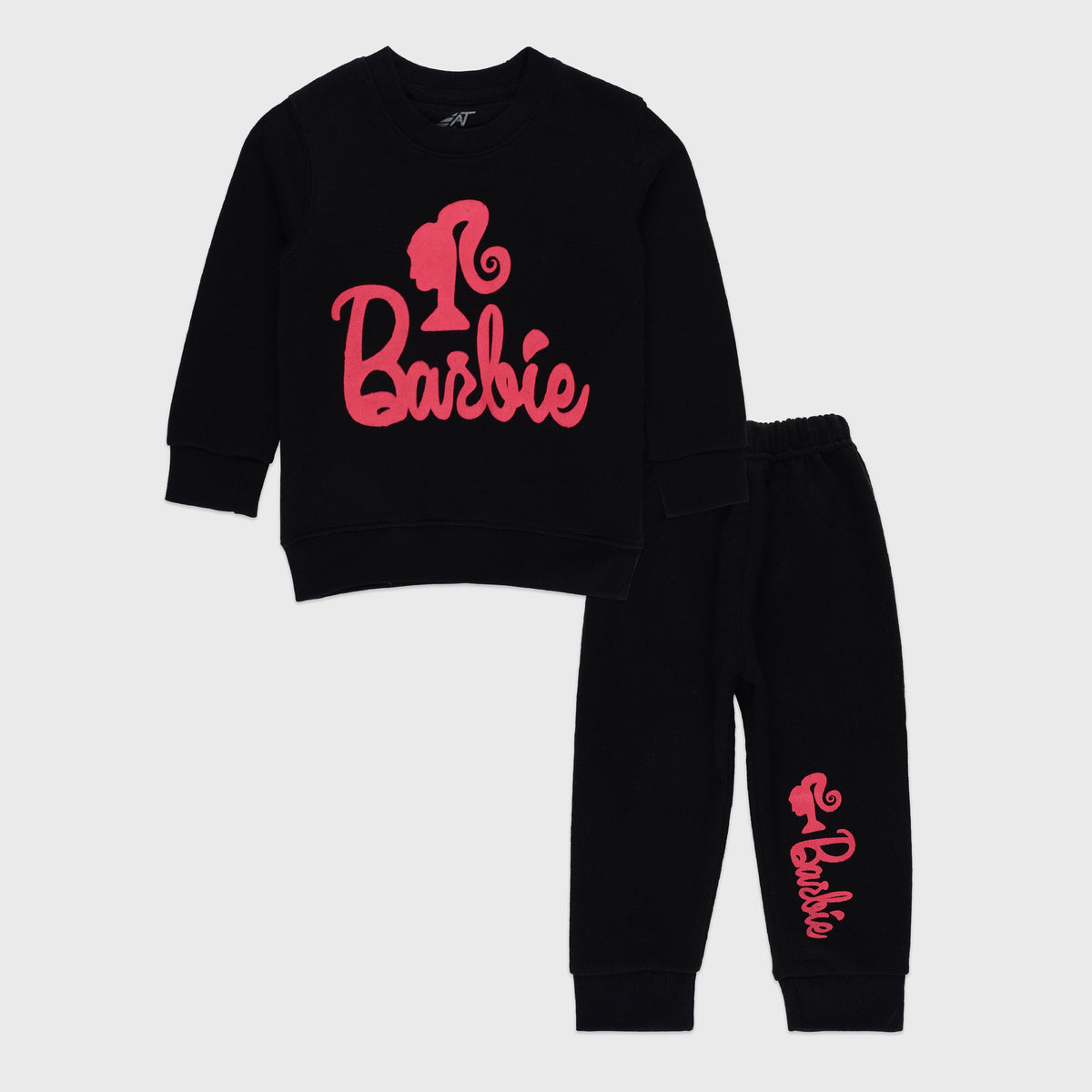 Barbie Fleece Tracksuit (Black) – Tiny Planet Pk